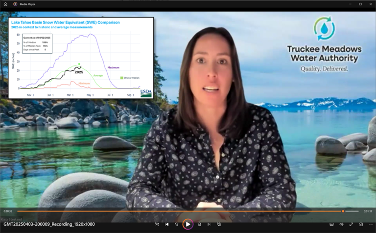 TMWA's Kara Steeland Provides Water Supply Outlook - See Video ...